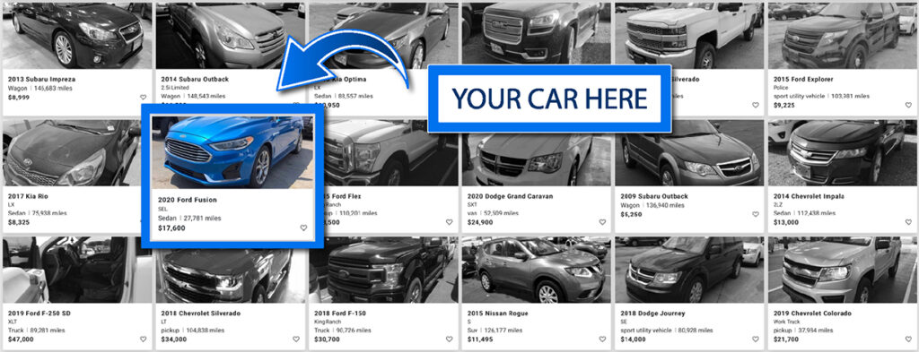 List Your Vehicle for Sale for Free